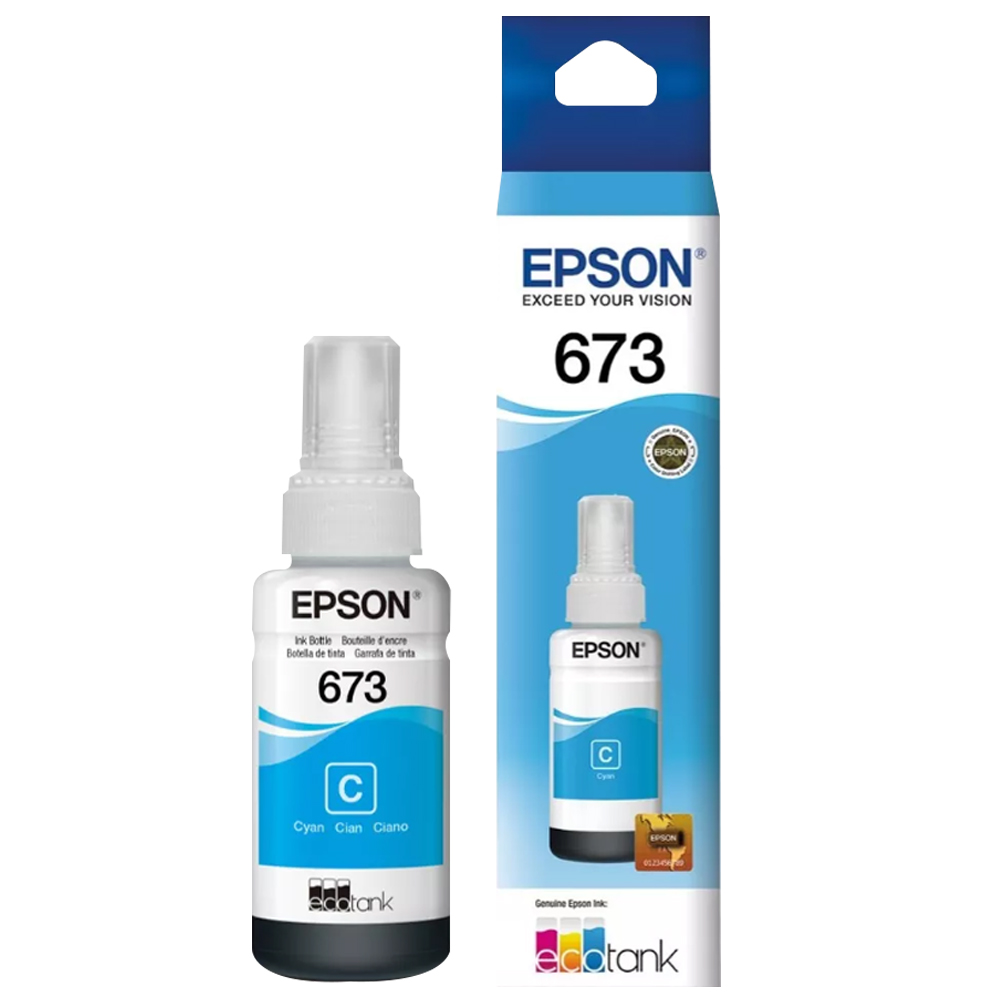 Tinta Original Epson T673 Cyan – Recovet